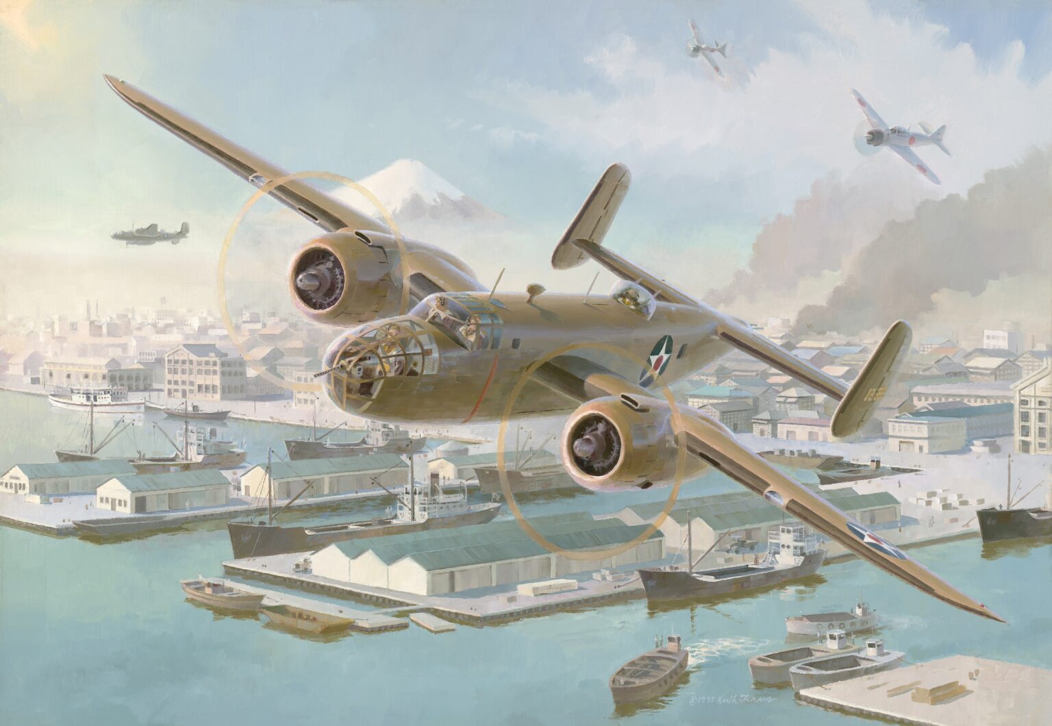 Fine Aviation Artwork: Vintage Aircraft, Historic WWI/WWII Scenes, And ...
